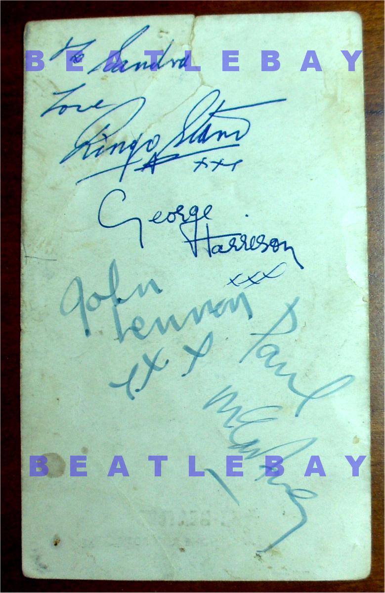 Authentic BEATLES Autographs
