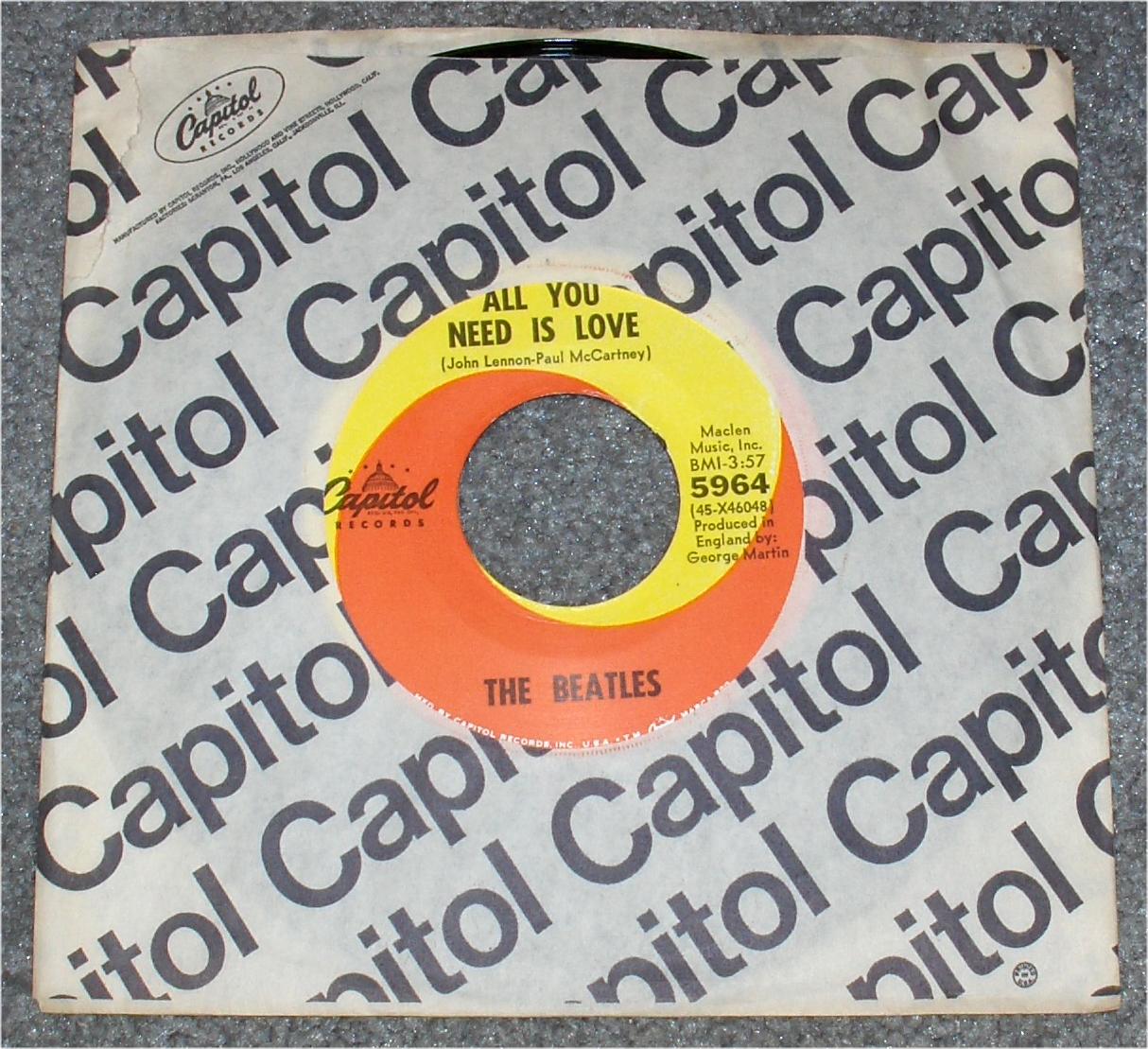 45's, EP's and 45 Picture Sleeves